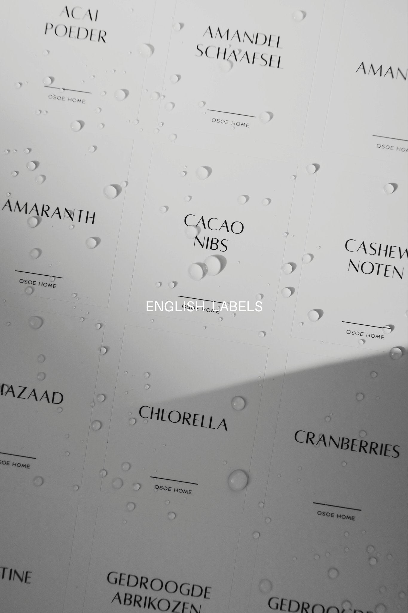 Osoe Home | Labels English