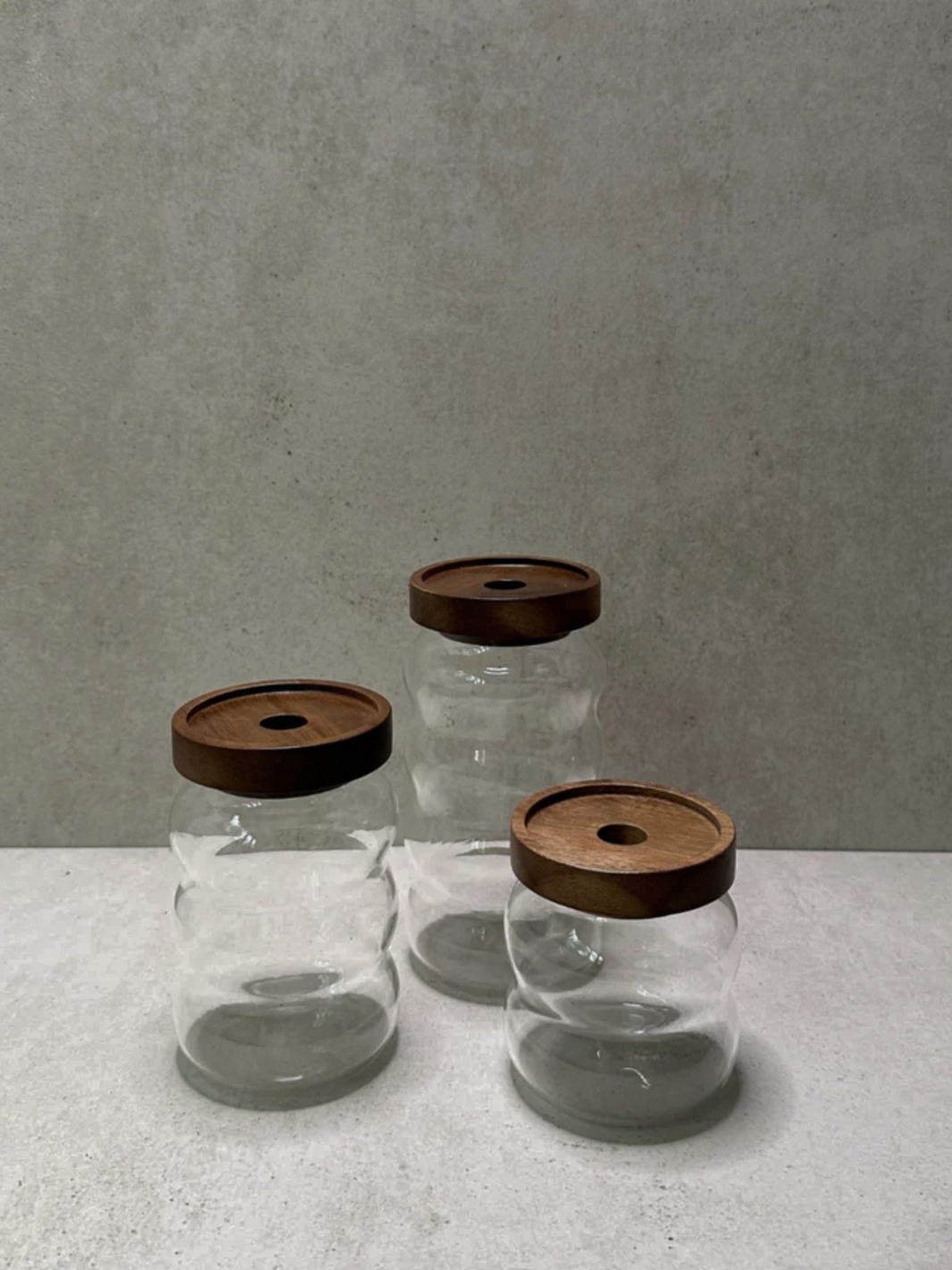 Osoe Home | Pantry jars | Bamboo and acacia wood