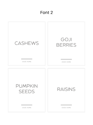 Osoe Home | Labels English | Fruit, nuts, seeds & pits