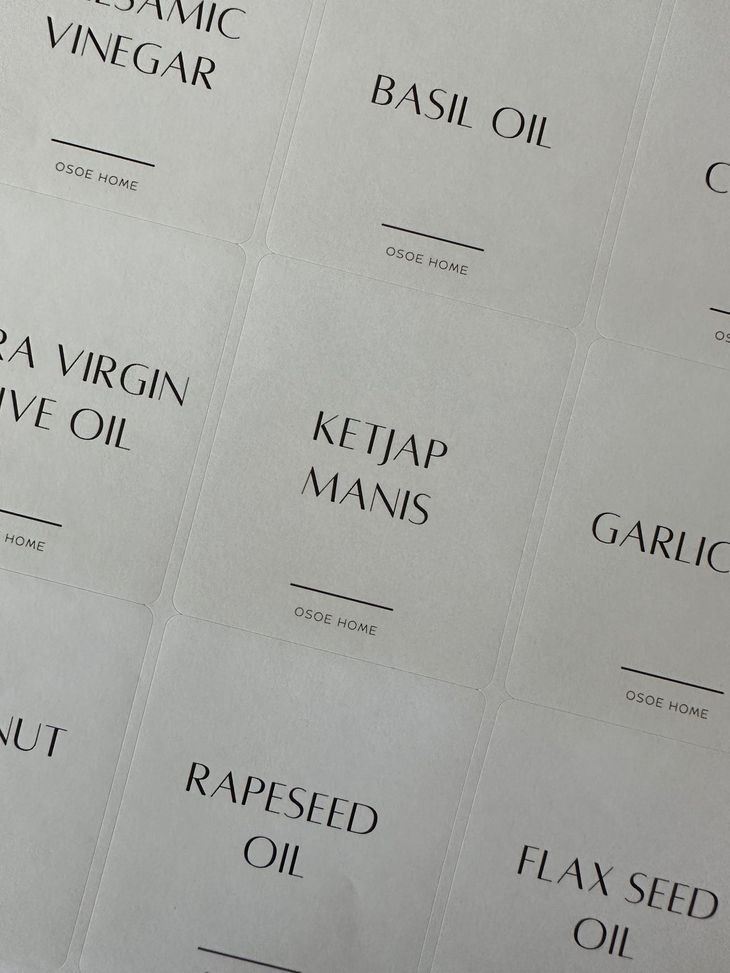 Osoe Home | Labels Dutch | Household